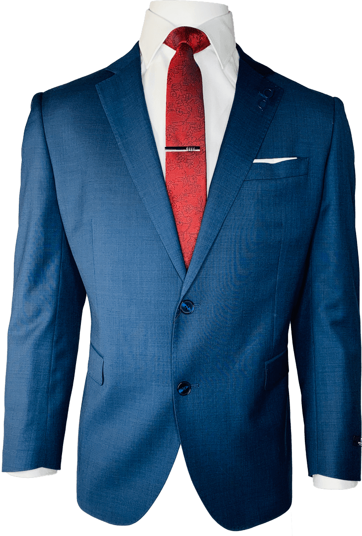 D3-Blue Adam Suit Jacket